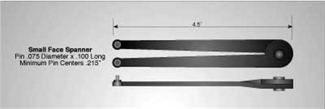 Adjustable Face Spanner Wrench