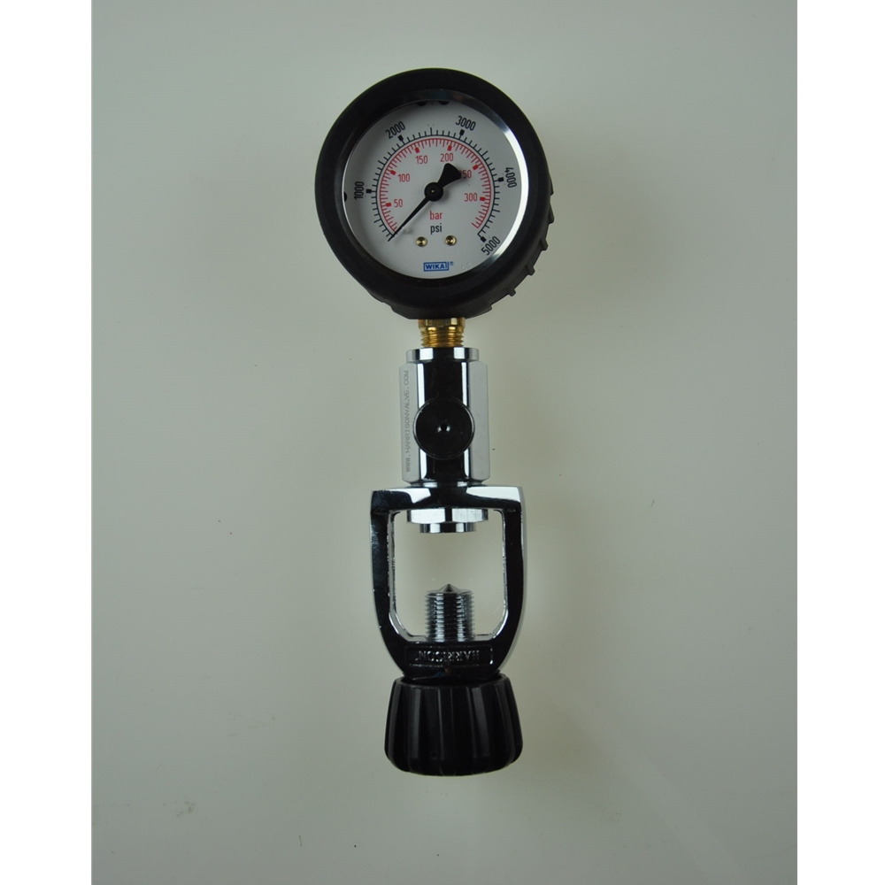 Yoke Tank Checker w/bleed and gauge boot